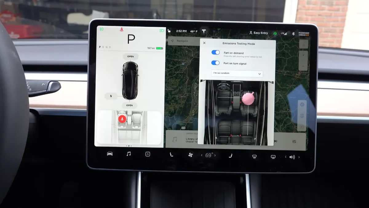 How to Make Your Tesla Fart: A Fun Guide to Emissions Testing Mode ...