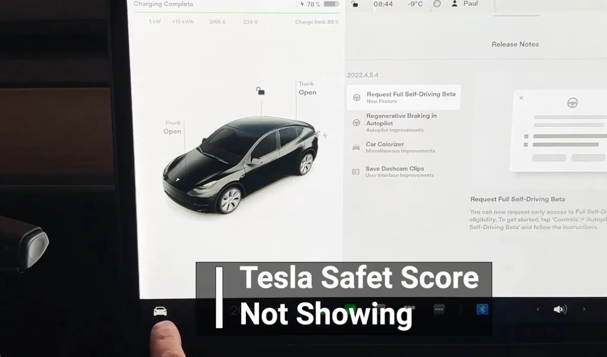 Tesla Safety Score Not Showing: Possible Reasons and Fixes - Ev Seekers
