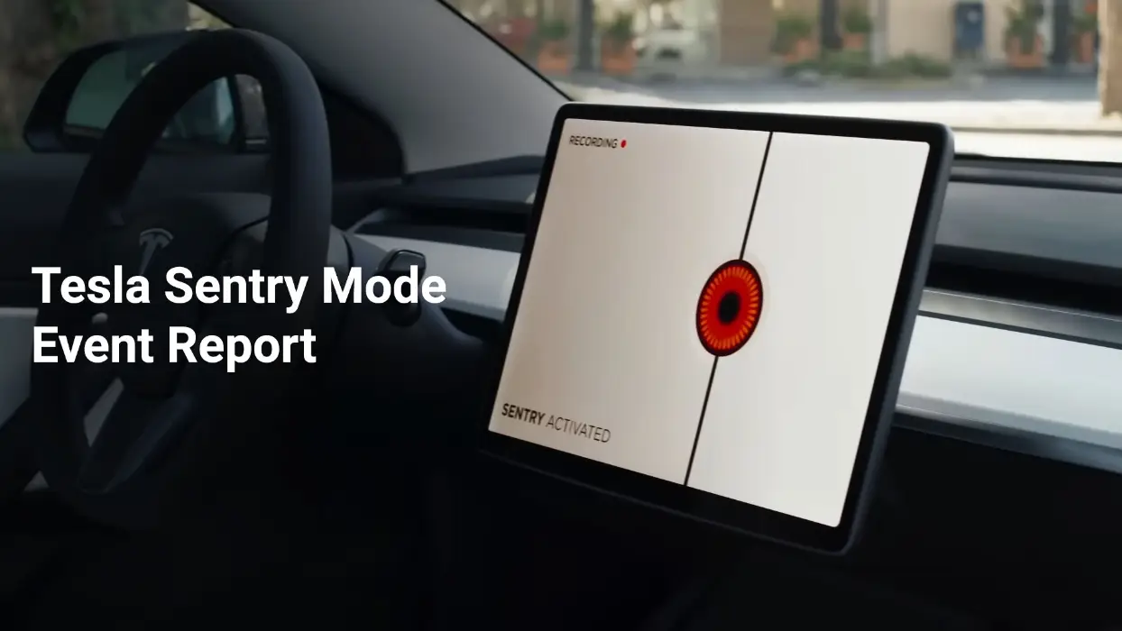 How to View the Tesla Sentry Mode Event Report? - Ev Seekers