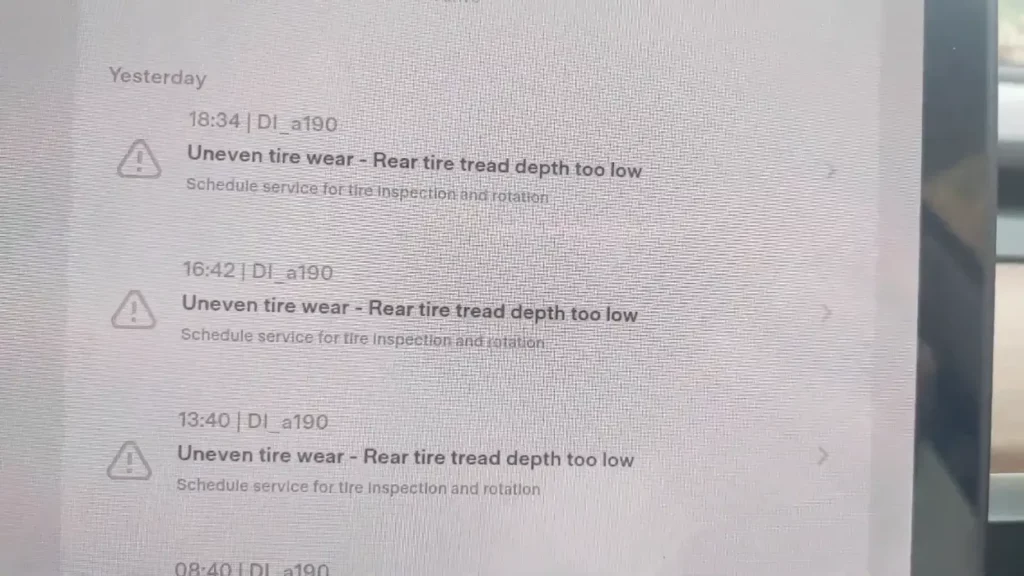 Tesla Tire Tread Depth Warning Reset - Ev Seekers